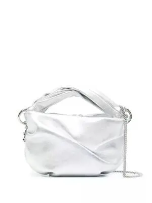 JIMMY CHOO Metallic Leather Tote Bag