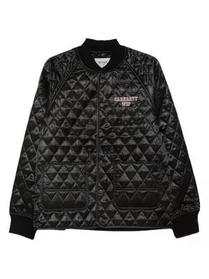Carhartt Work In Progress Quilted Satin Jacket - Black