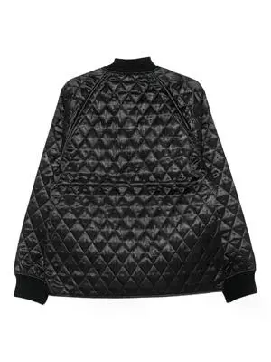 Carhartt Work In Progress Quilted Satin Jacket - Black
