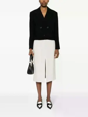 Theory Double-breasted Cropped Jacket