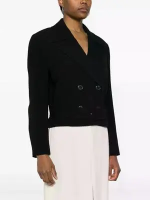 Theory Double-breasted Cropped Jacket