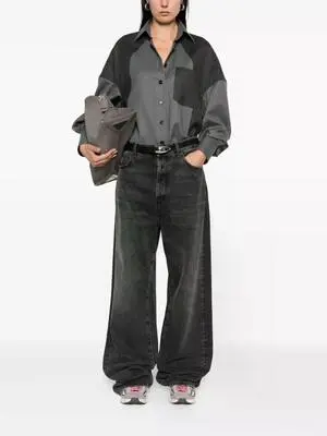 Stella McCartney Paneled Button-up Shirt