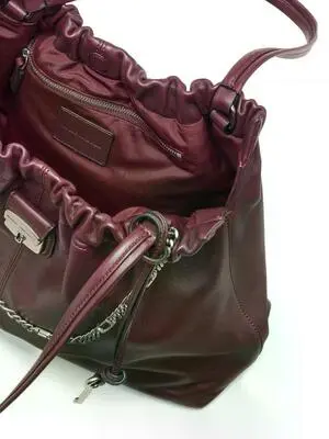 Marc Jacobs Cristina Chain-embellished Drawstring Tote Bag - Red