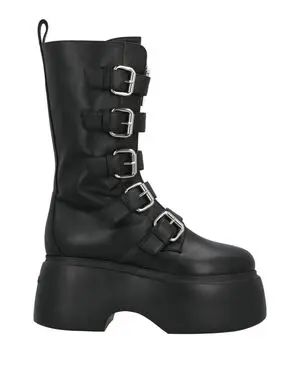 LE SILLA Leather Buckled Boots