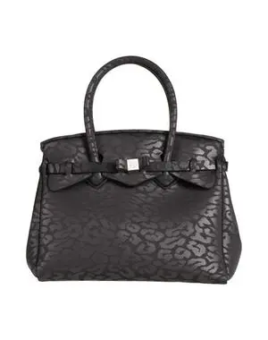 Save My Bag Leopard-print Tote - Black
