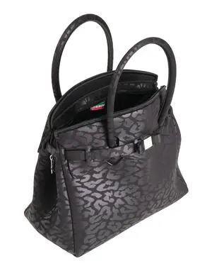 Save My Bag Leopard-print Tote - Black