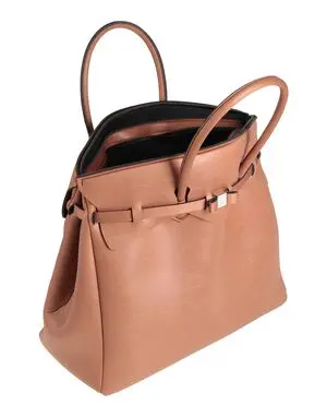 Save My Bag Solid Tote With Logo - Brown