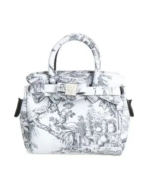 Save My Bag Handbag With Floral Print - Black