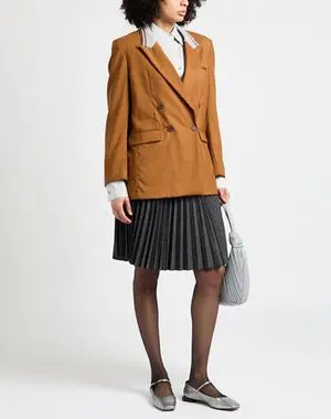 Fabiana Filippi Double-breasted Blazer - Brown