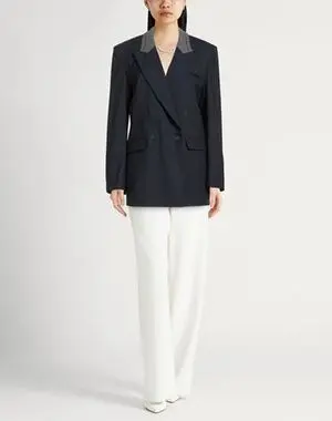 Fabiana Filippi Double-breasted Blazer - Navy
