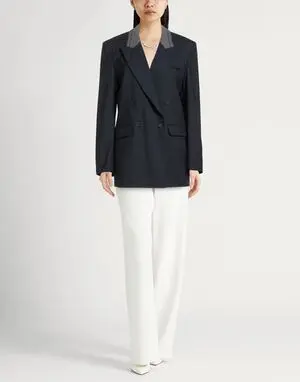 Fabiana Filippi Double-breasted Blazer - Navy