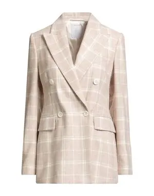 Eleventy Alpaca Wool Blend Blazer With Tartan Pattern - Beige