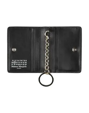MAISON MARGIELA Cardholder Cow Leather, Brass, Iron, Zinc