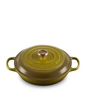LE CREUSET Enamelled Cast Iron Shallow Casserole Dish - Green