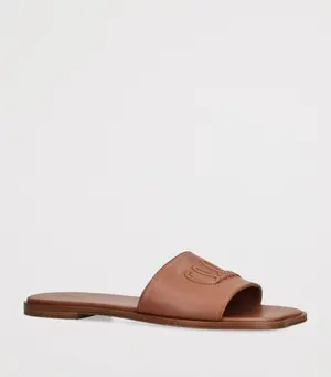 Chloé Leather Soleil Flat Sandals