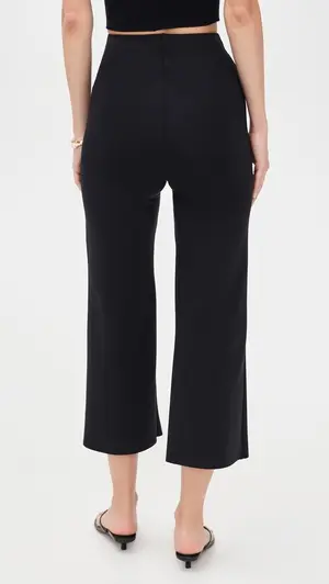 Commando Neoprene Cropped Wide-leg Pants