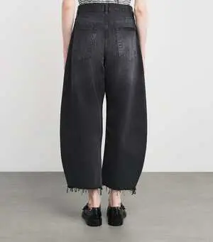 FRAME The Bubble Crop Jeans - Navy