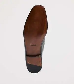 TOM FORD Leather Loafers - Black