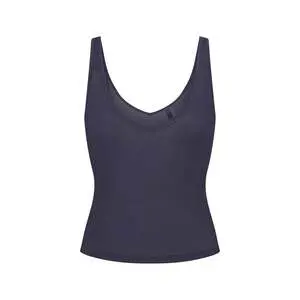 SKIMS Sheer Rib V Neck Tank - Sleet
