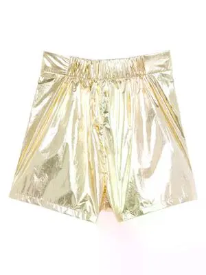 Patrizia Pepe Laminated Shorts