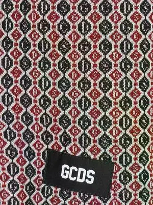 Gcds Geometric-pattern Drawstring Shorts