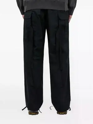 Sacai Ripstop Cargo Trousers - Black