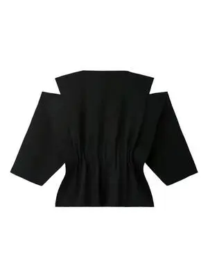 CFCL Cold-shoulder Button Jacket