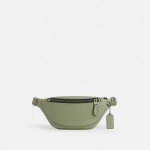 COACH® Warren Mini Belt Bag - Pebbled Leather/qb/pistachio