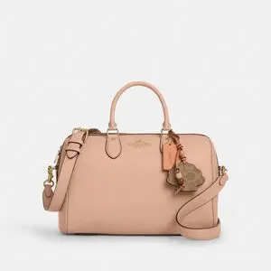 COACH® Rowan Large Satchel With Shell Charm