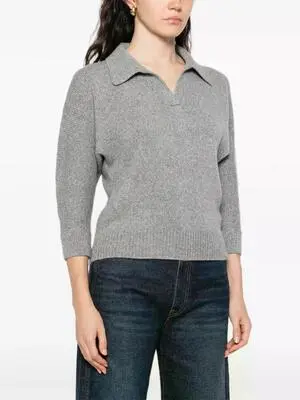 Khaite Polo-neck Cashmere Sweater