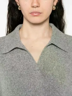 Khaite Polo-neck Cashmere Sweater