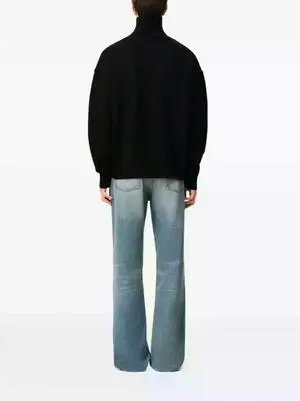 Ami De Coeur Funnel-neck Wool Sweater