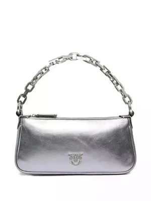 Pinko Chain-link Leather Shoulder Bag