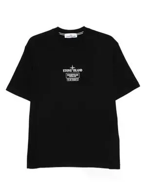 Stone Island Logo-print Cotton T-shirt