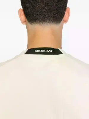 C.P. COMPANY Lens-detail Crew-neck Sweatshirt - Neutrals