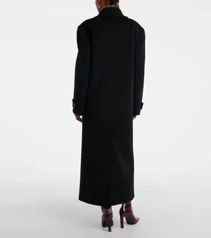 Saint Laurent Double-breasted Wool Coat