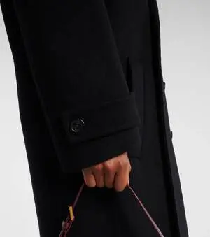 Saint Laurent Double-breasted Wool Coat