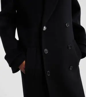 Saint Laurent Double-breasted Wool Coat
