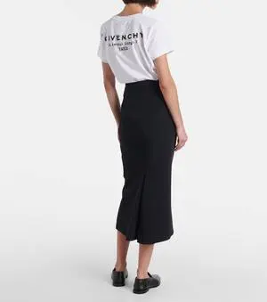 Givenchy Cady Crêpe Pencil Skirt