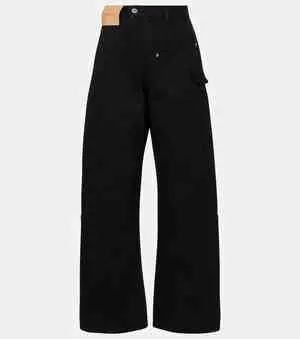 Jw Anderson Black Wash Jeans For Women
