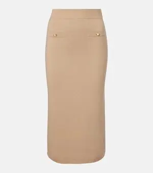 Beige Pencil Skirts