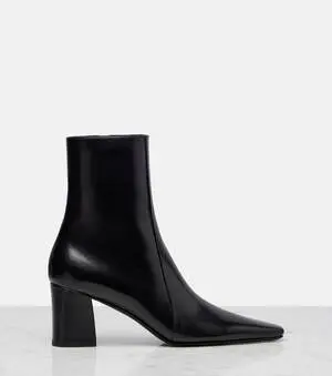 Saint Laurent Rainer Leather Ankle Boots