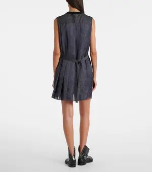 Sacai Knitted Cotton Minidress