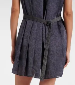 Sacai Knitted Cotton Minidress