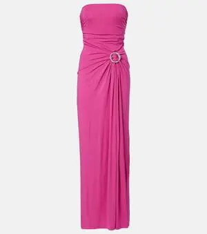 Simkhai Emma Gathered Bustier Dress - Pink