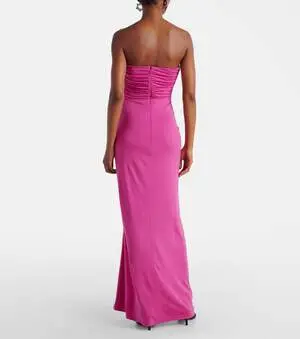 Simkhai Emma Gathered Bustier Dress - Pink