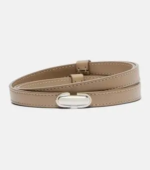Savette Savette Symmetry Leather Belt Beige