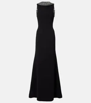 Black Embellished Evening Dresses