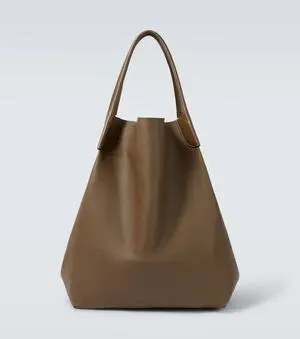 Loro Piana Bale Extra Large Leather Tote Bag - Brown