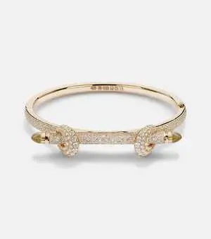 ANANYA Chakra Icon Diamond And Quartz Bracelet - Gold